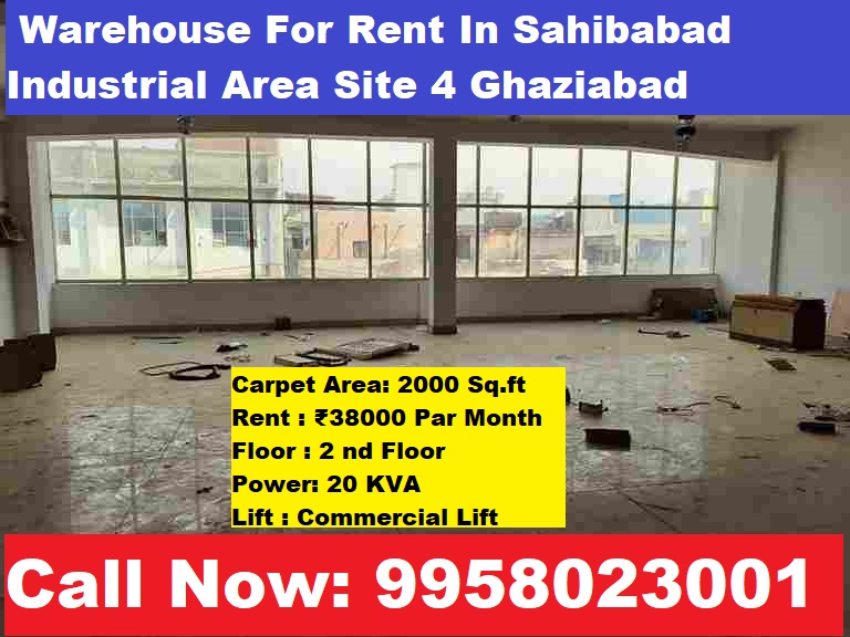 Warehouse For Rent in Sahibabad Industrial Area Site 4 Ghaziabad ...