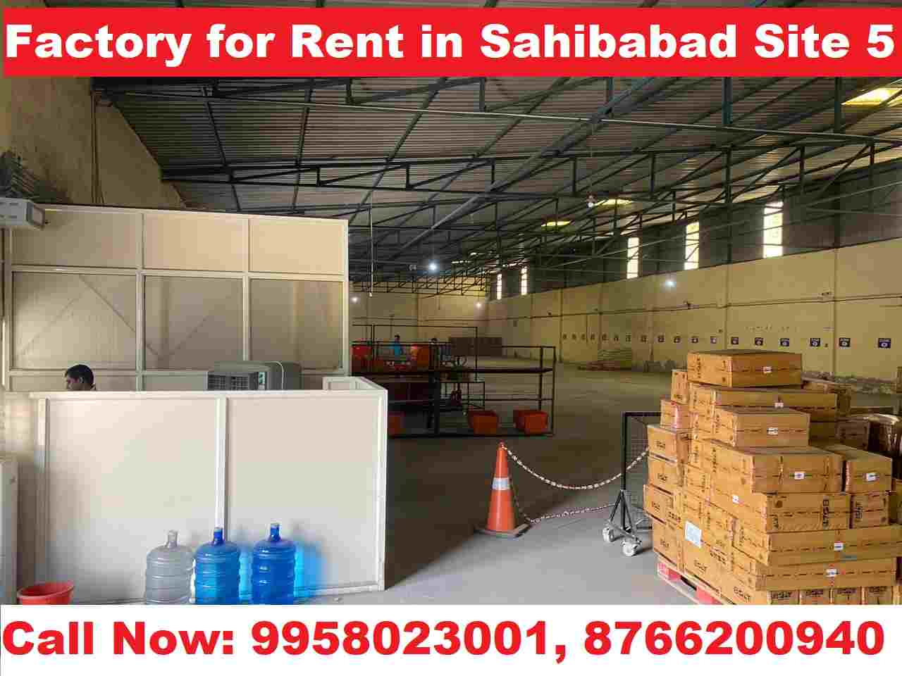 Factory for Rent in Sahibabad Industrial Area Site 4, Ghaziabad